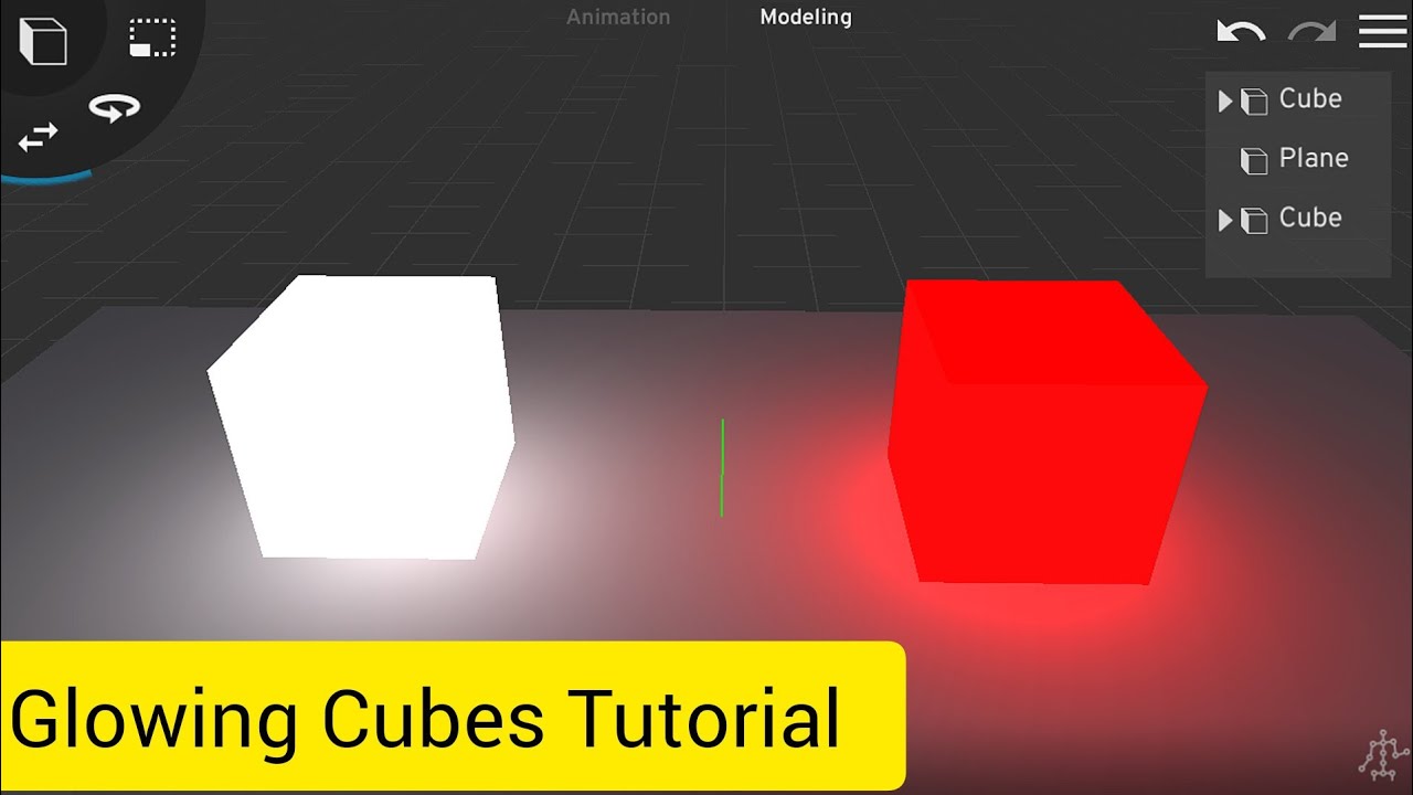 Glowing Cubes Tutorial ll Prisma 3d - YouTube