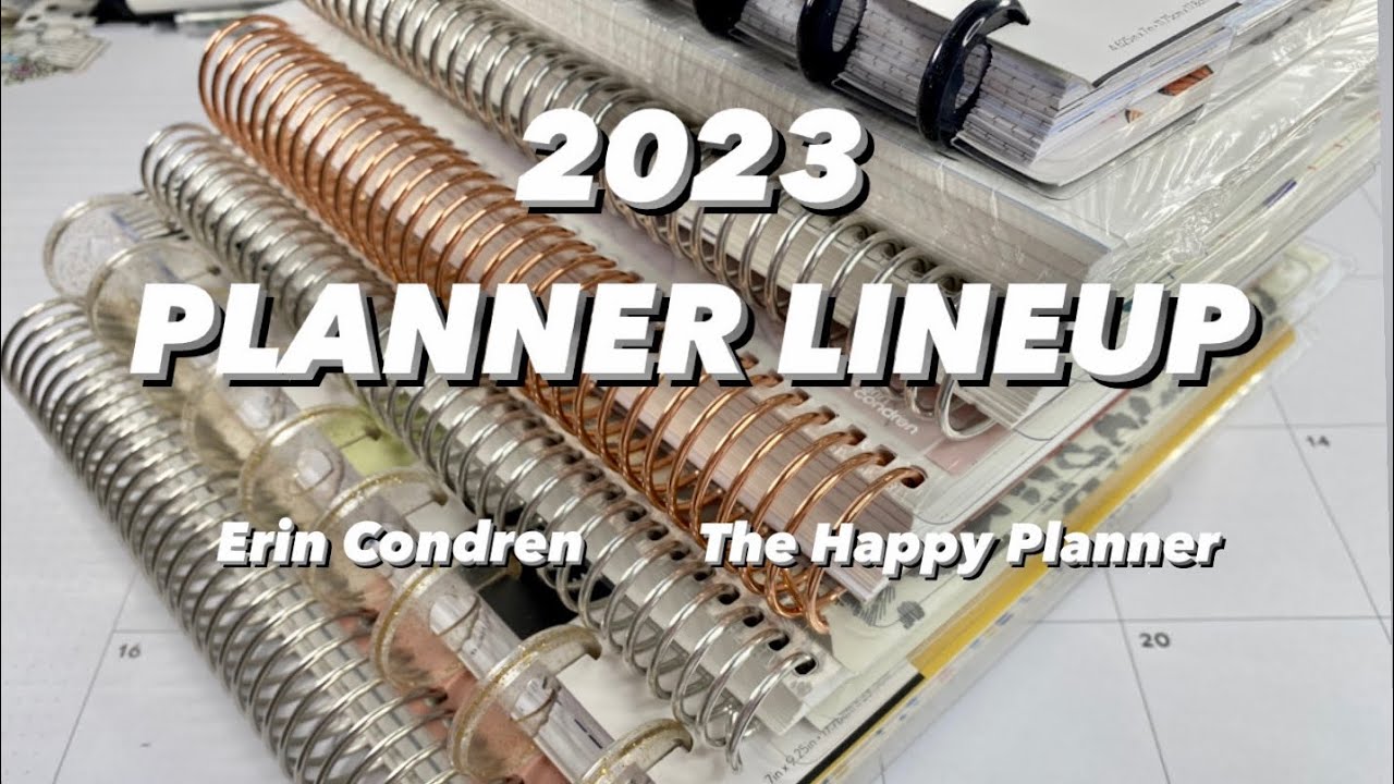 2023 Planner Lineup! Erin Condren | The Happy Planner | Part 1 - YouTube