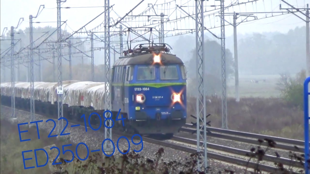 [PKP CARGO S.A] ET22-1084 | Towarowy & PKP Intercity S.A. ED250-009 EIP ...