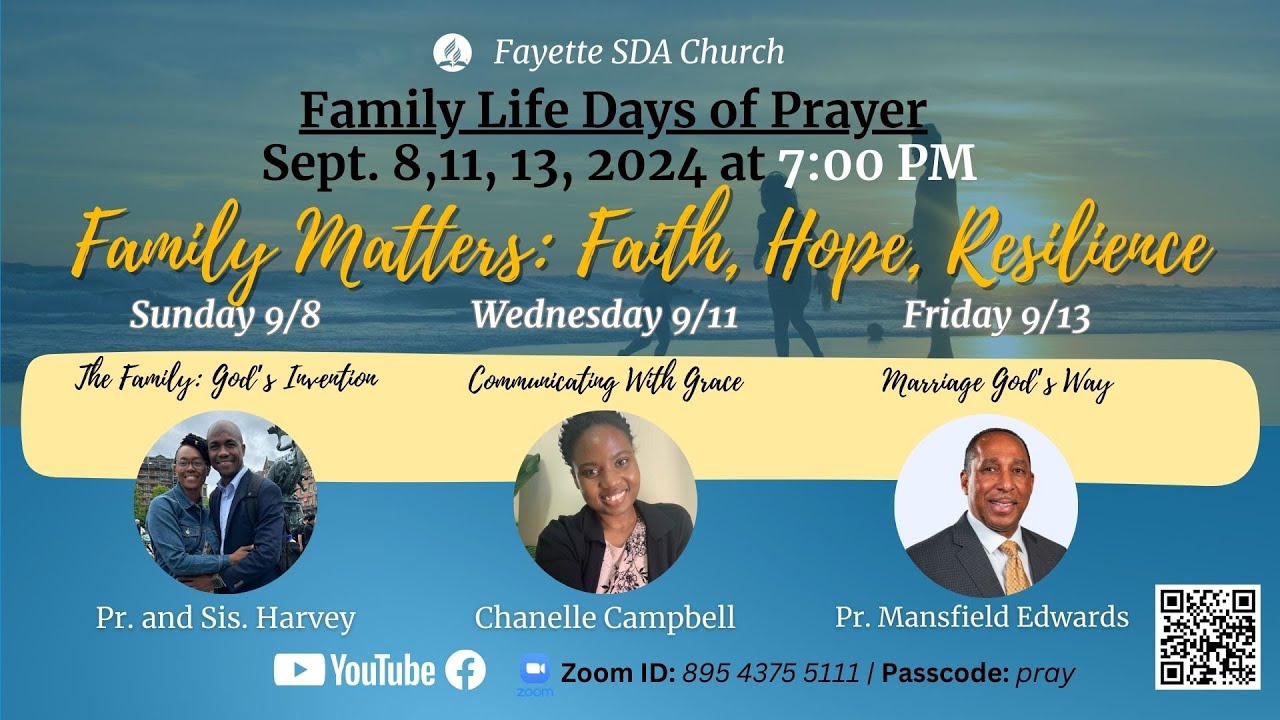 Night 2- Family Life Days of Prayer || September 11, 2024 || Fayette ...