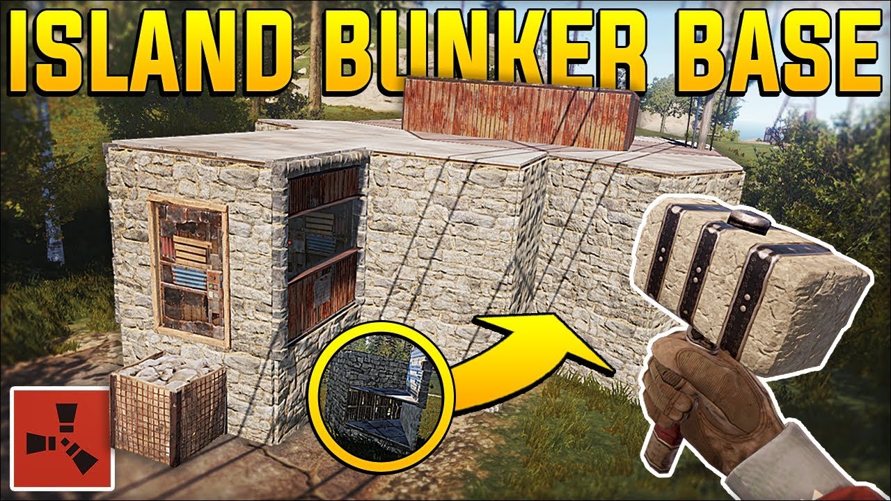Building My BEST RUST DUO ISLAND BUNKER BASE On WIPE DAY! - Rust Duo Ep ...