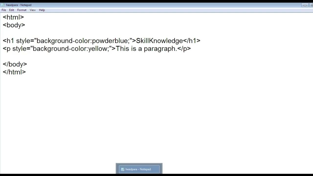 Heading & Paragraph Work In Html.#trending #htmlcss #htmlcss #htmlcode #htmltutorial. - YouTube