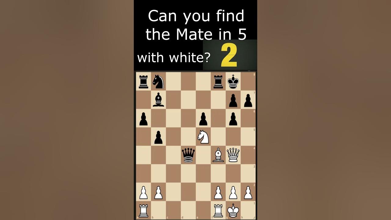 Smothered Mate | Daily Chess Puzzle 73 - YouTube