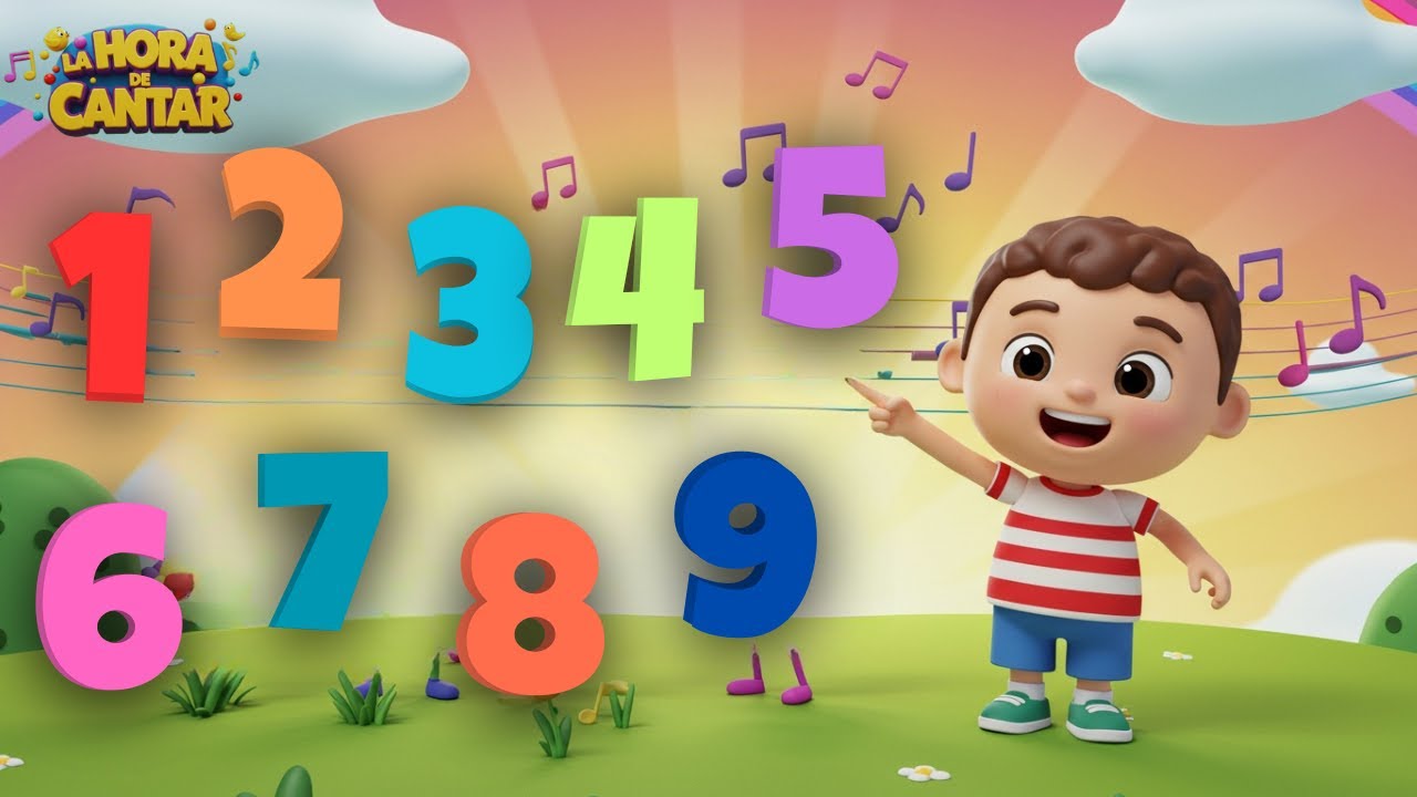 Aprende los Números del 1 al 10 🎵 | Canción Infantil Educativa - YouTube