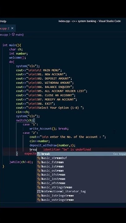 You want to learn how to build basic banking system at programming ...