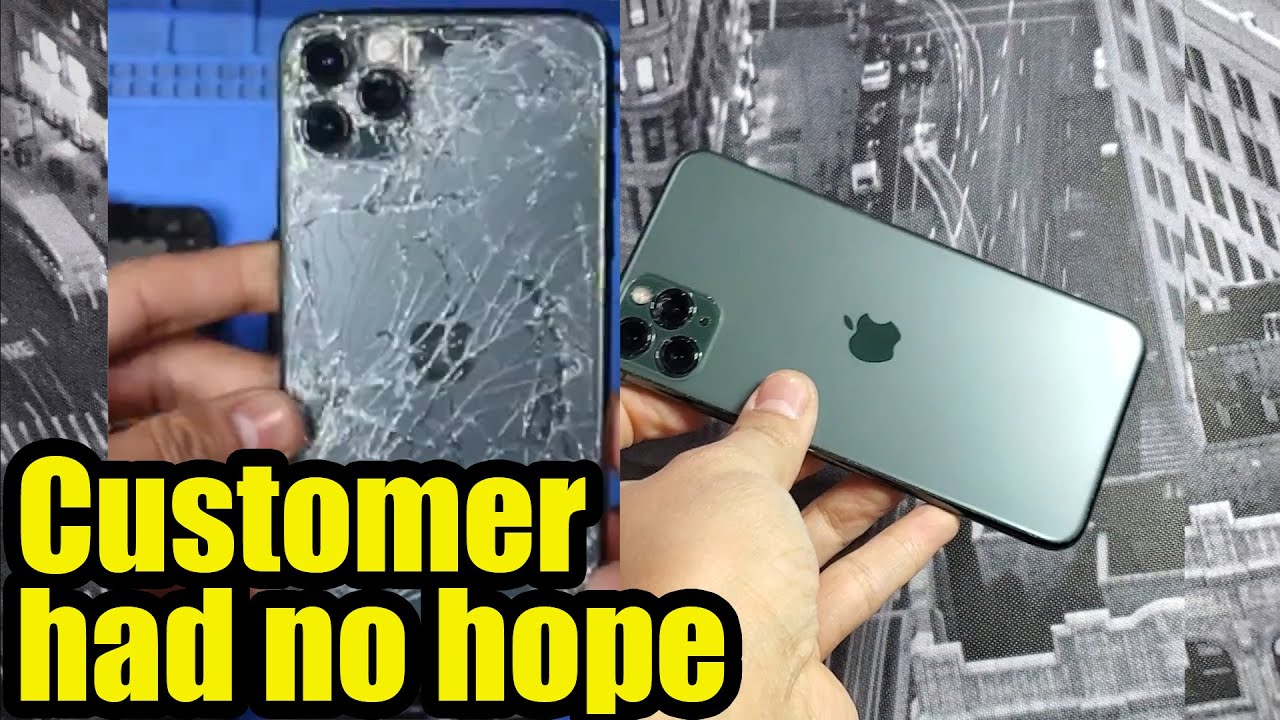 iPhone 11 Pro Max - Front and Back SHATTERED! - YouTube