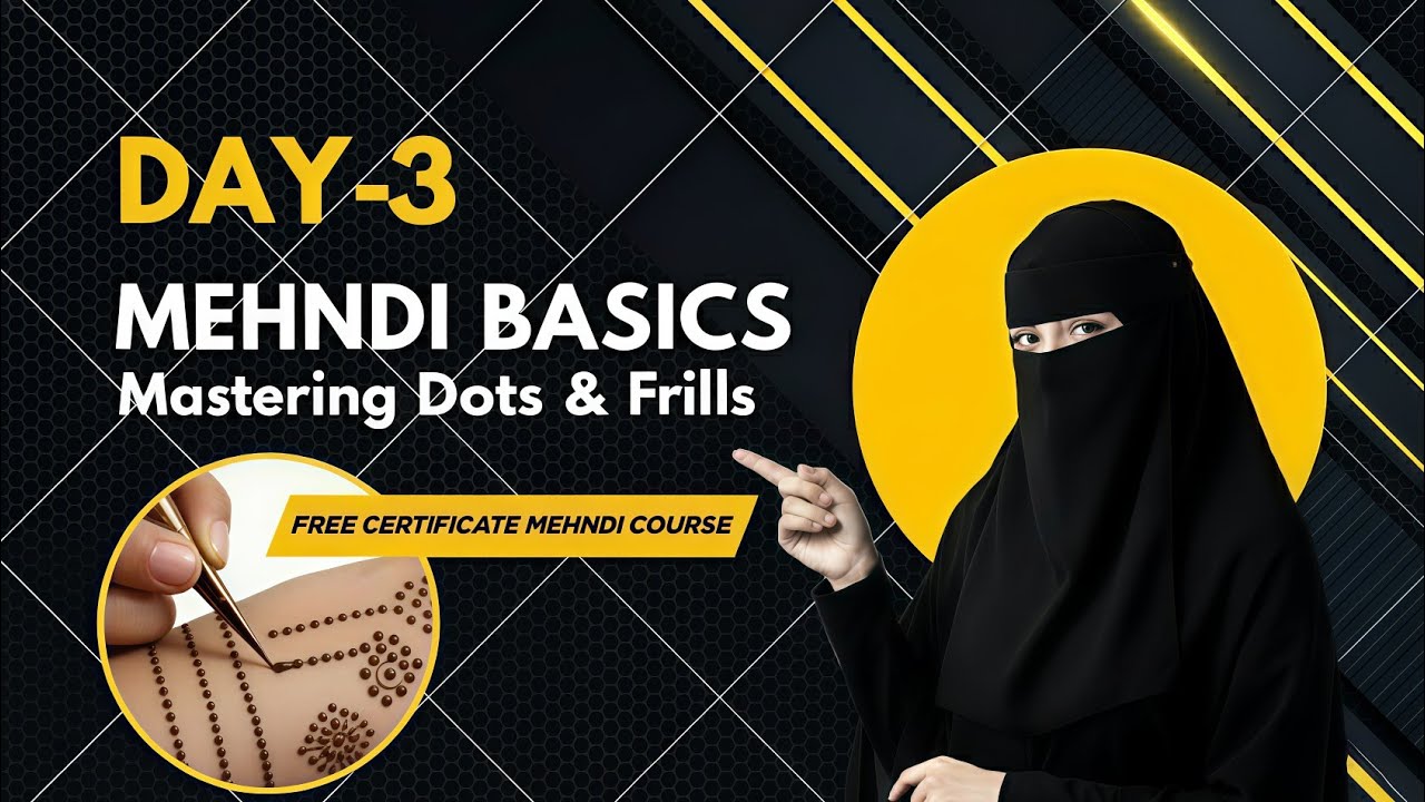 Henna Classes Day-3 | Mehndi Course | Mehandi Classes | Mehndi Design ...