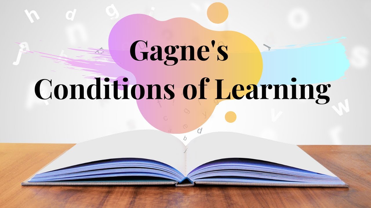 Gagne's Conditions of Learning - YouTube