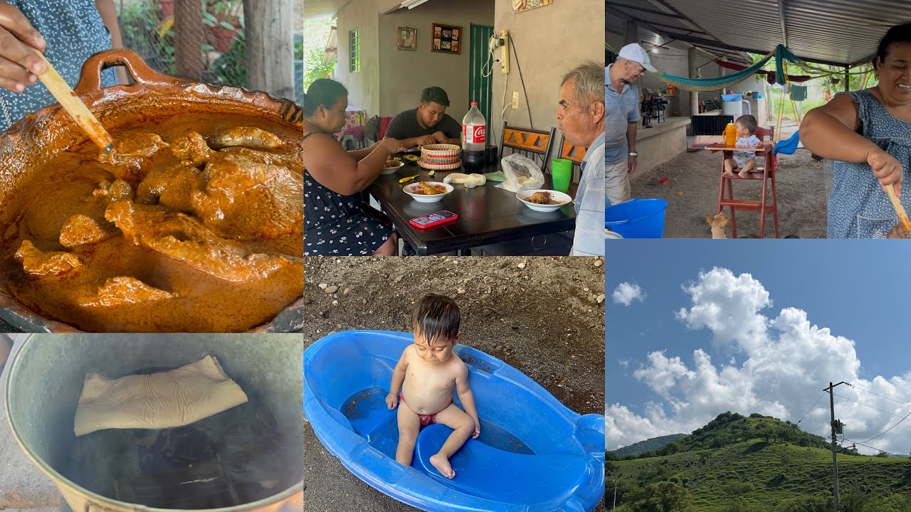Haciendo Chimpa y Tamales Nejos😋+Disfrutando su Bañera🥰 #tendencia # ...