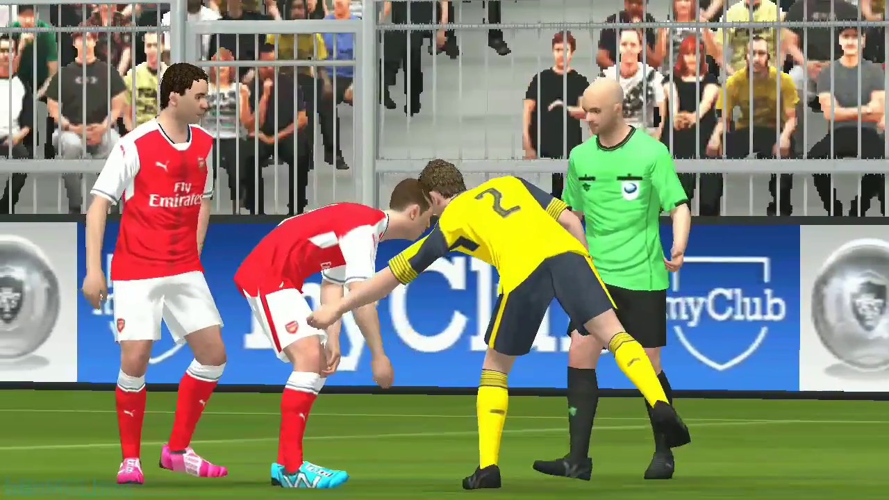 PES 2017 (Android) - Arsenal vs Arsenal [Gameplay 01] - YouTube