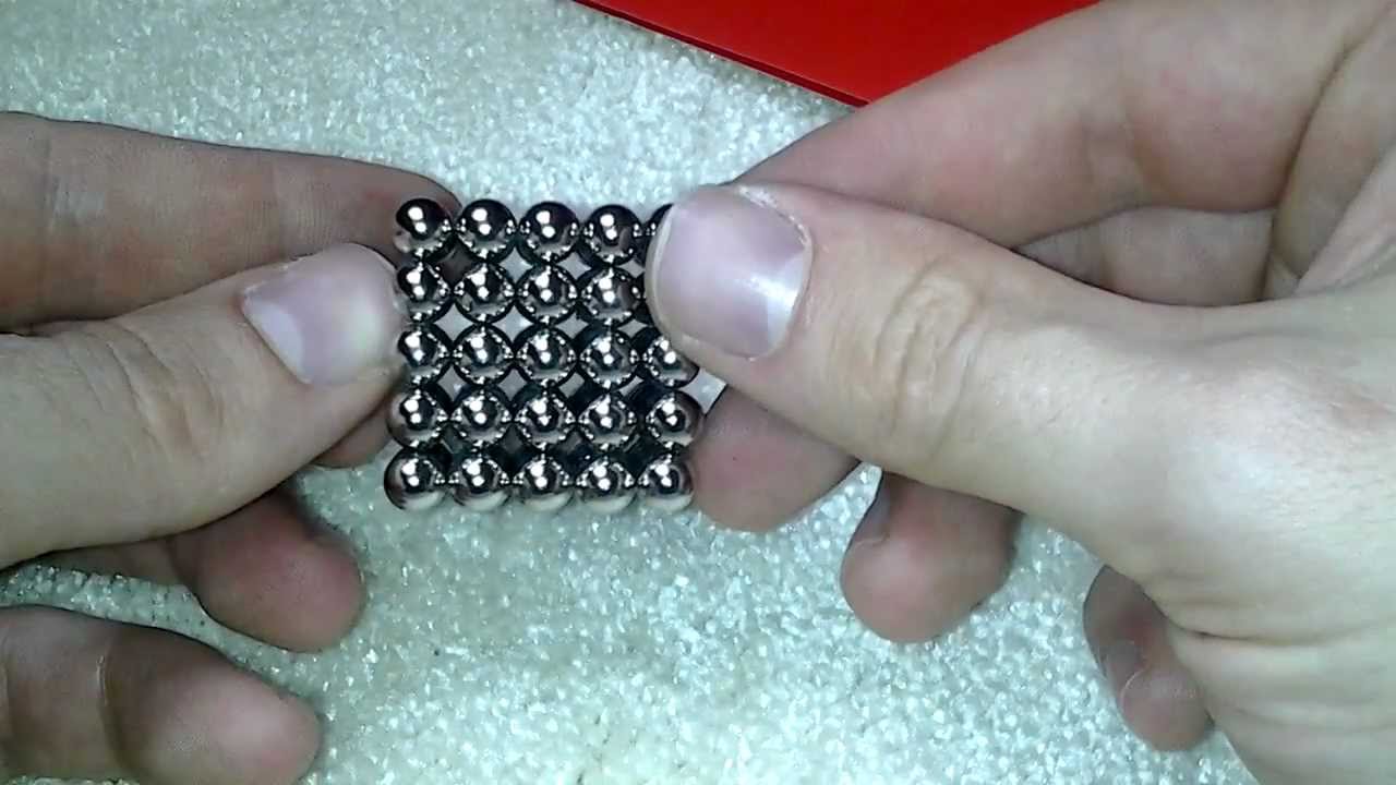 [How to] build a cube from spherical magnets - YouTube