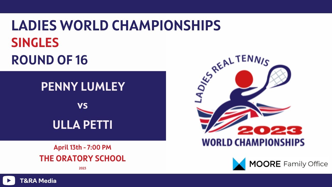 Ladies World Championships 2023 - Singles - Round of 16 - Penny Lumley ...