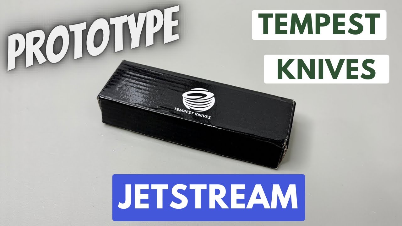 Prototype Tempest Knives Jetstream (First Impressions) - YouTube