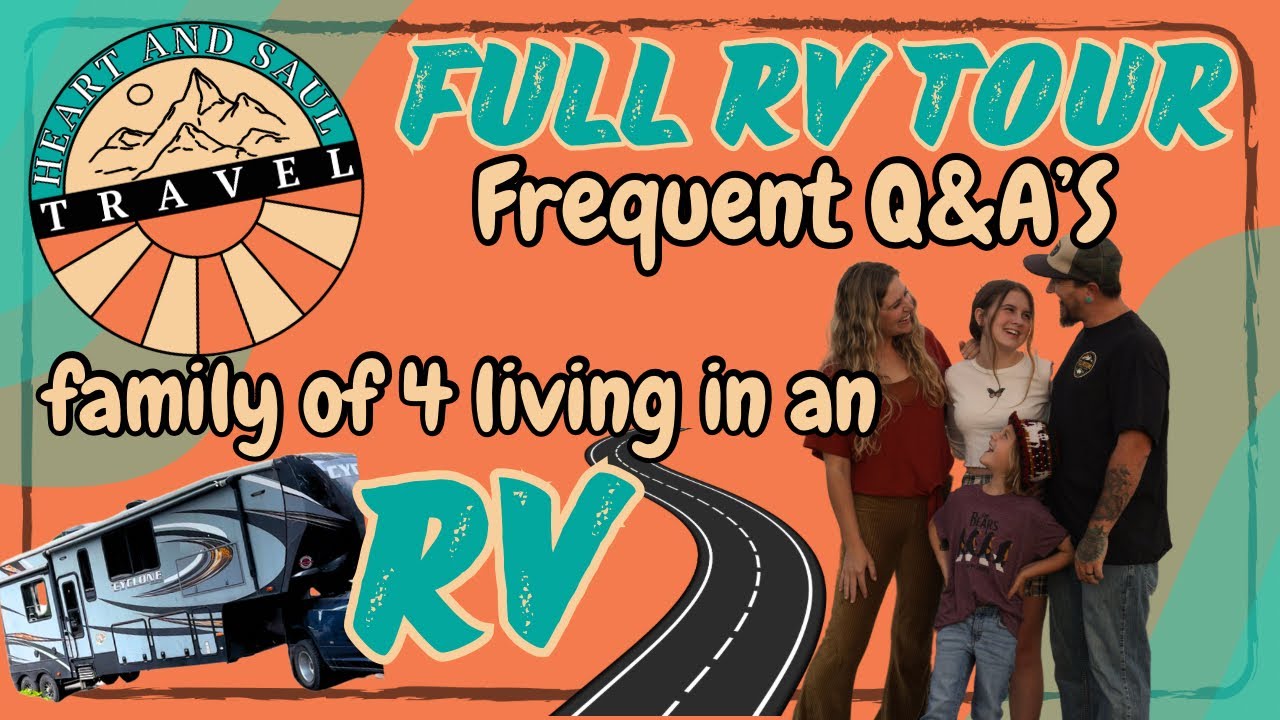 FAMILY of 4 LIVING full-time in an RV | LUXURY RV TOUR - YouTube