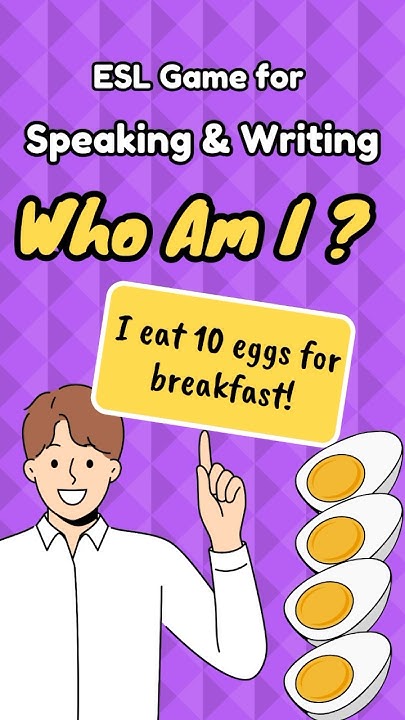 🥷🏻Who am I? ESL game for Speaking & Writing! #shorts - YouTube