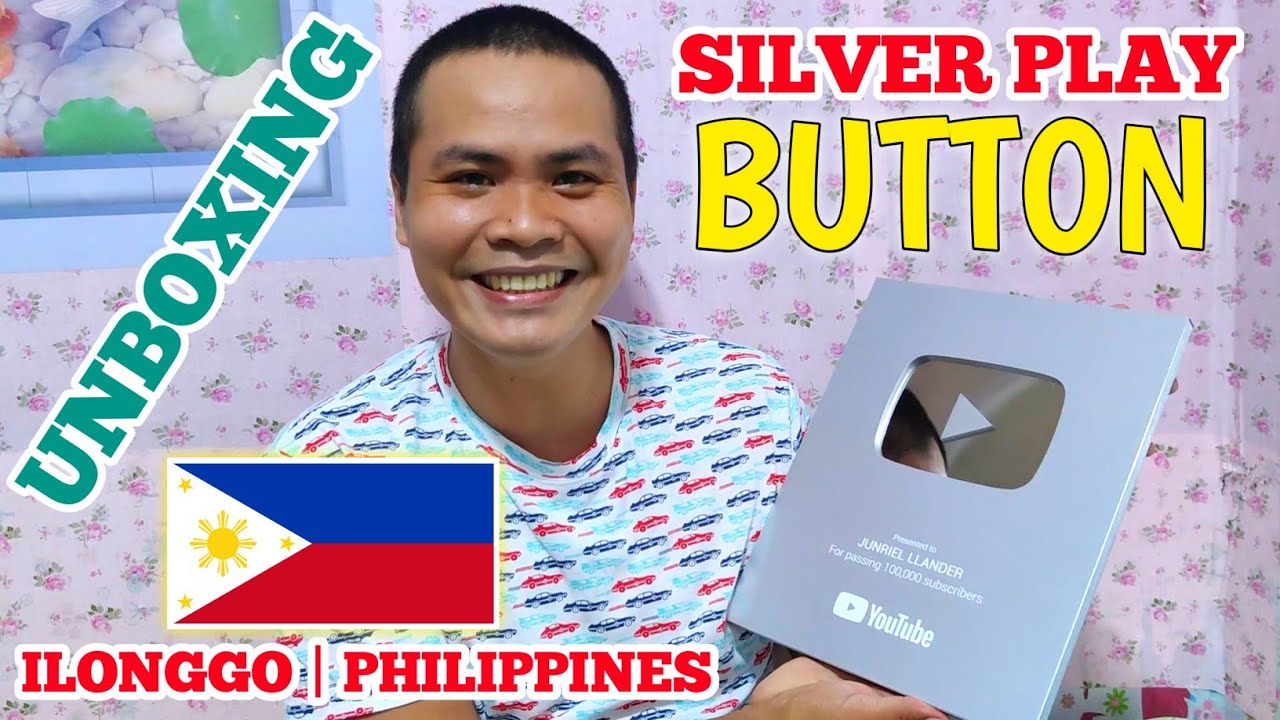 AMAZING Unboxing silver play button | Junriel Llander - YouTube