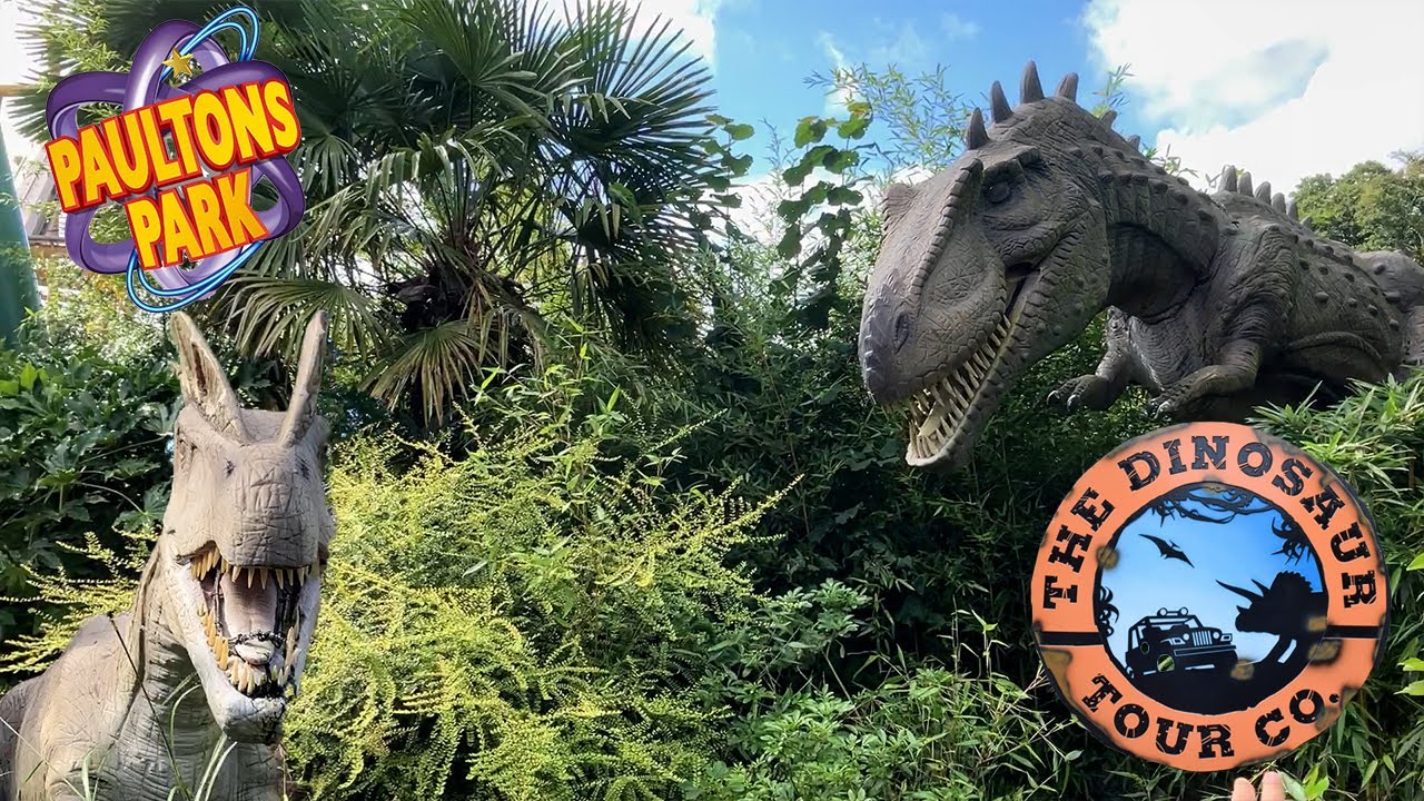 The Dinosaur Tour Co. Safari Jeep Ride POV - Lost Kingdom - Paultons ...