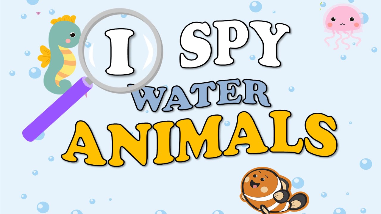 I Spy With My Little Eye - Water Animals - I Spy Games, Puzzles And ...