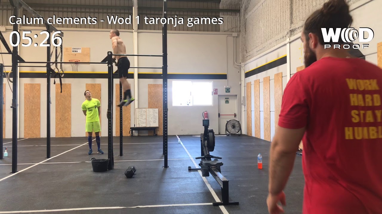 Calum clements wod 1 RX taronja games - YouTube
