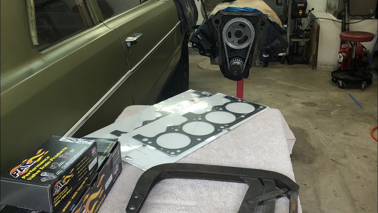 Mopar 360 Build (Upgraded Valve springs and MLS head gaskets) - YouTube