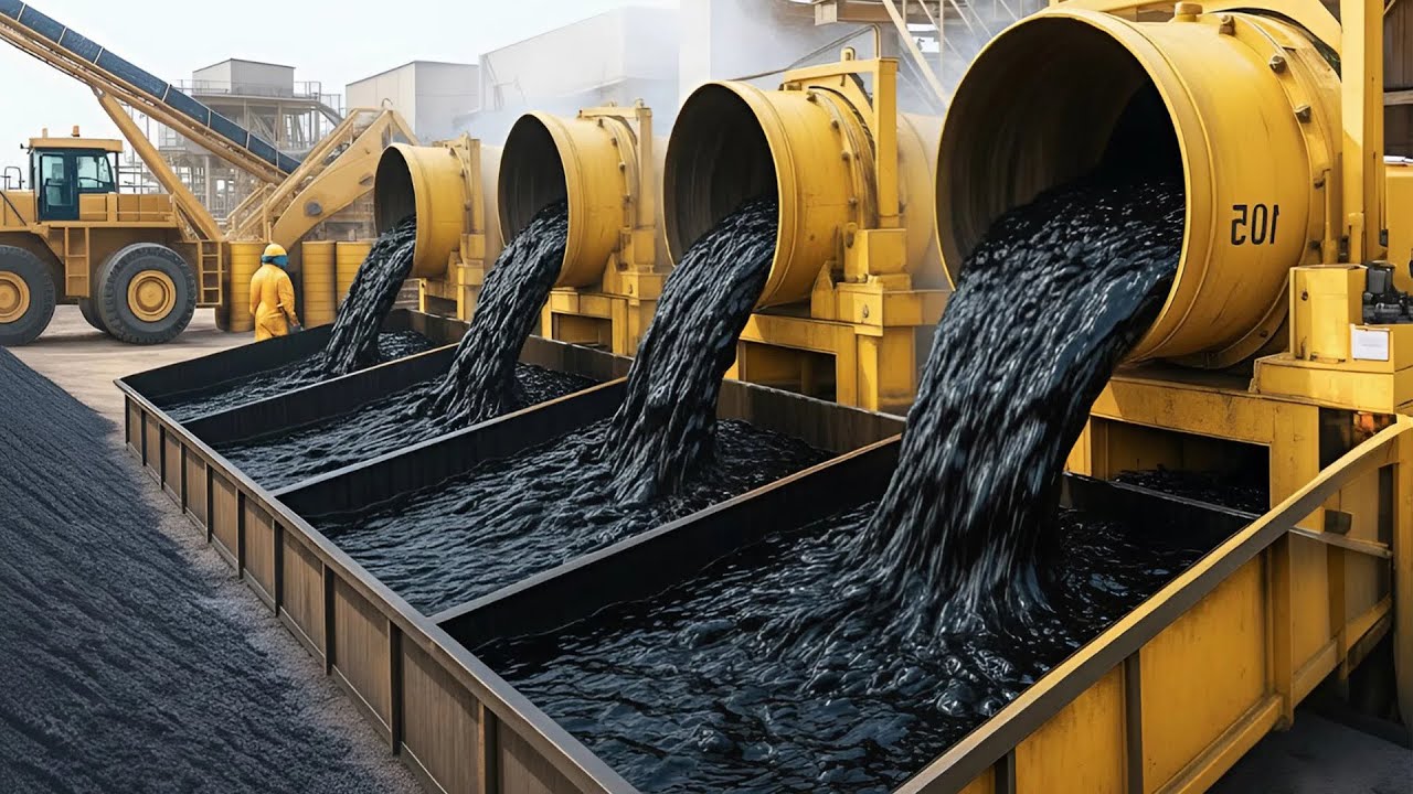 How PETROL is MADE from CRUDE OIL | Crude oil extraction and refining ...