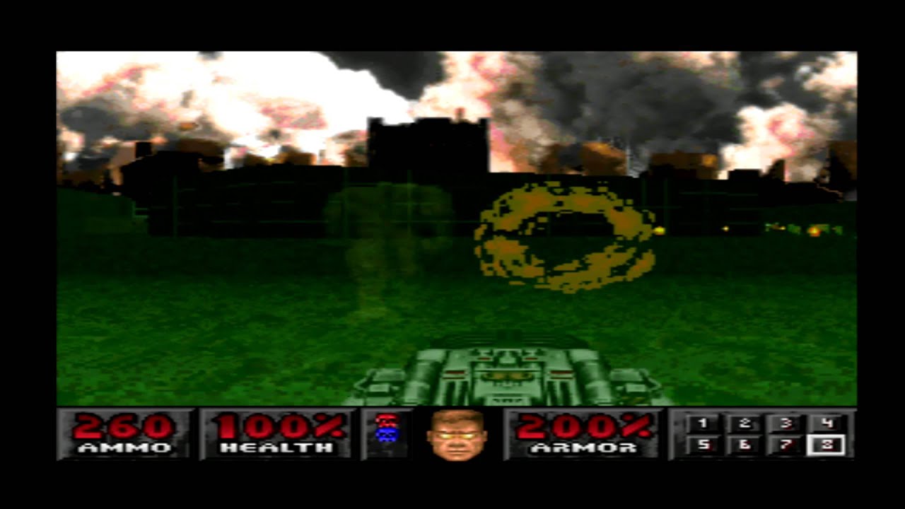 Doom PSX Texture Cache Overflow - YouTube