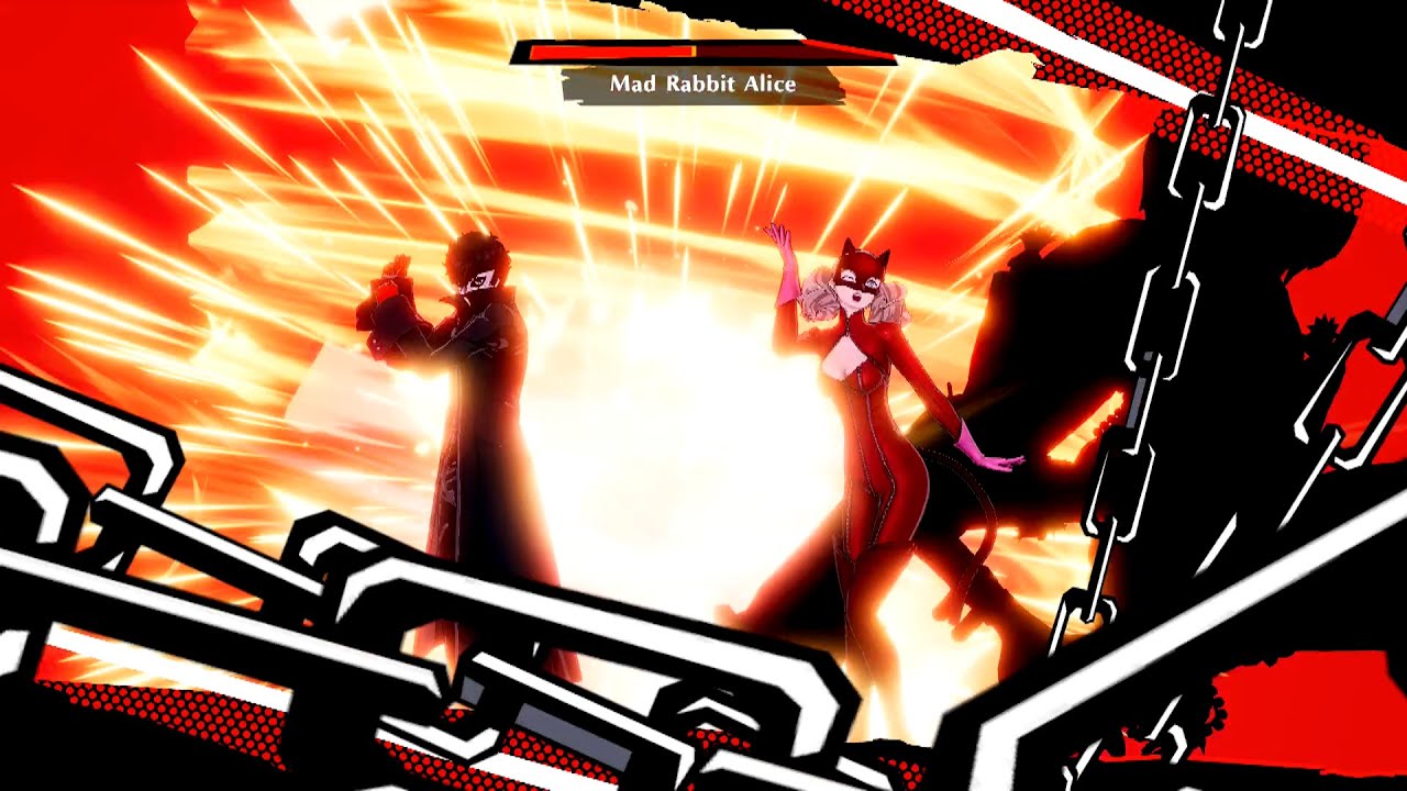 Persona 5 Strikers | Joker & Panther Vs EX Shadow Alice - YouTube