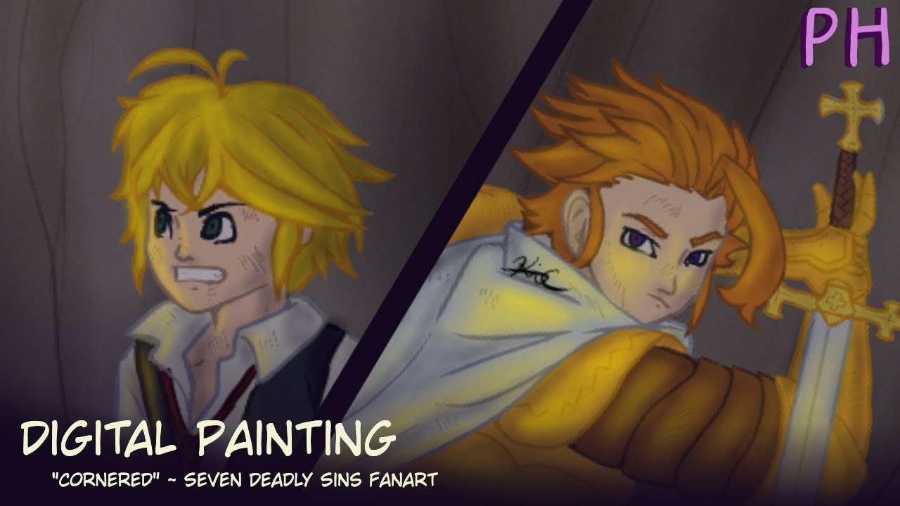 SEVEN DEADLY SINS FANART: Digital Speedpaint of SDS Fanart Including ...
