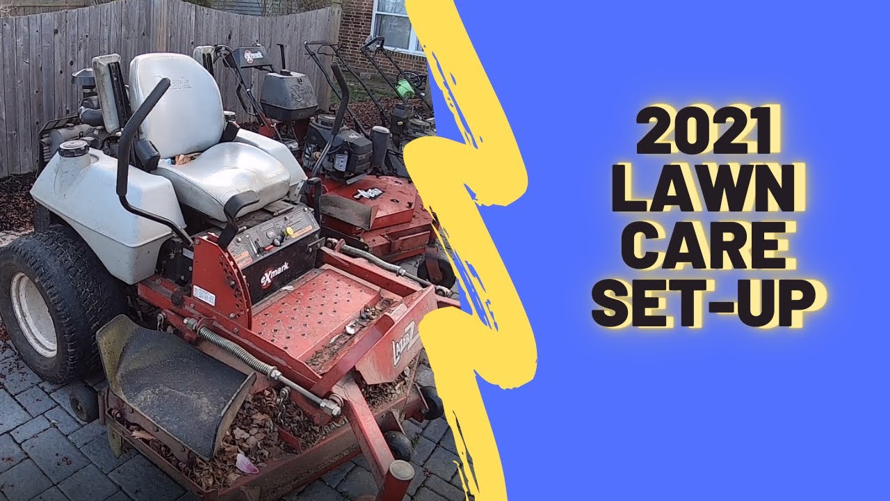 2021 Lawn Care Setup And Pre-Season Maintenance - YouTube