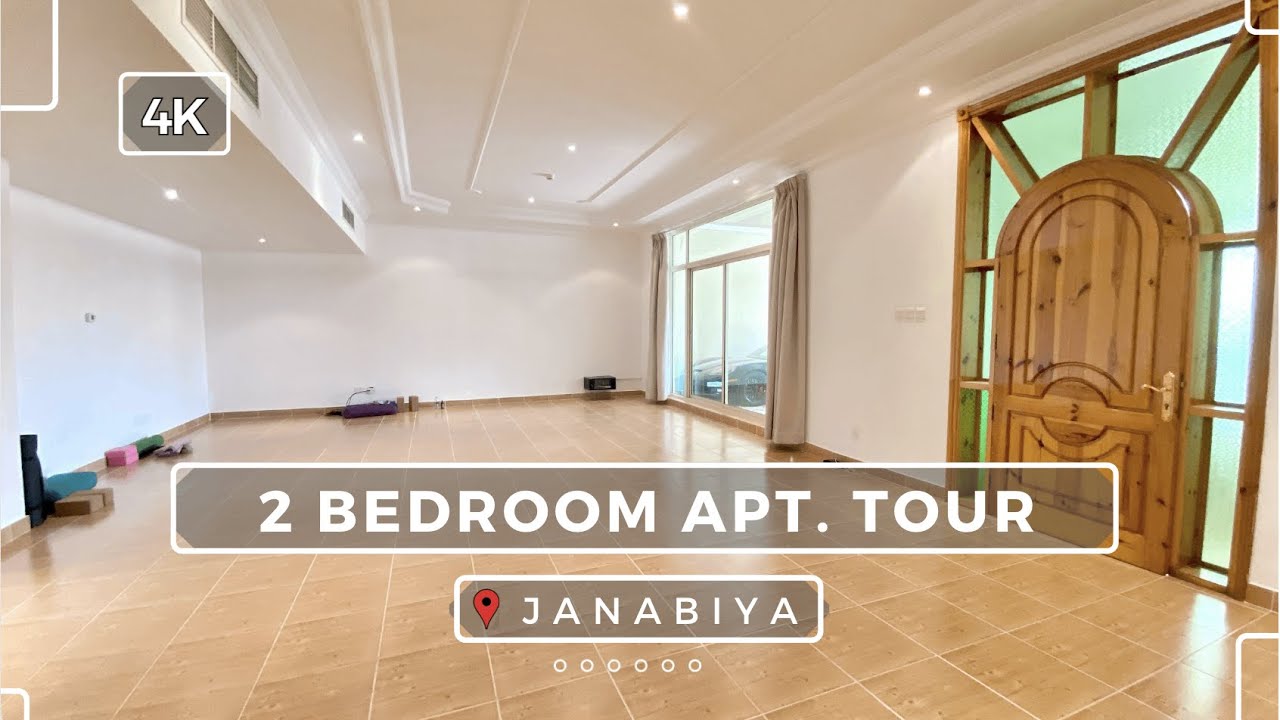 Large 2 BHK Apartment with Cozy Garden - Janabiya, Bahrain - YouTube