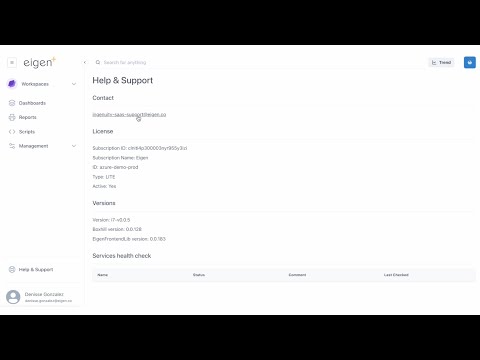 Eigen Ingenuity 7: Contact support - YouTube