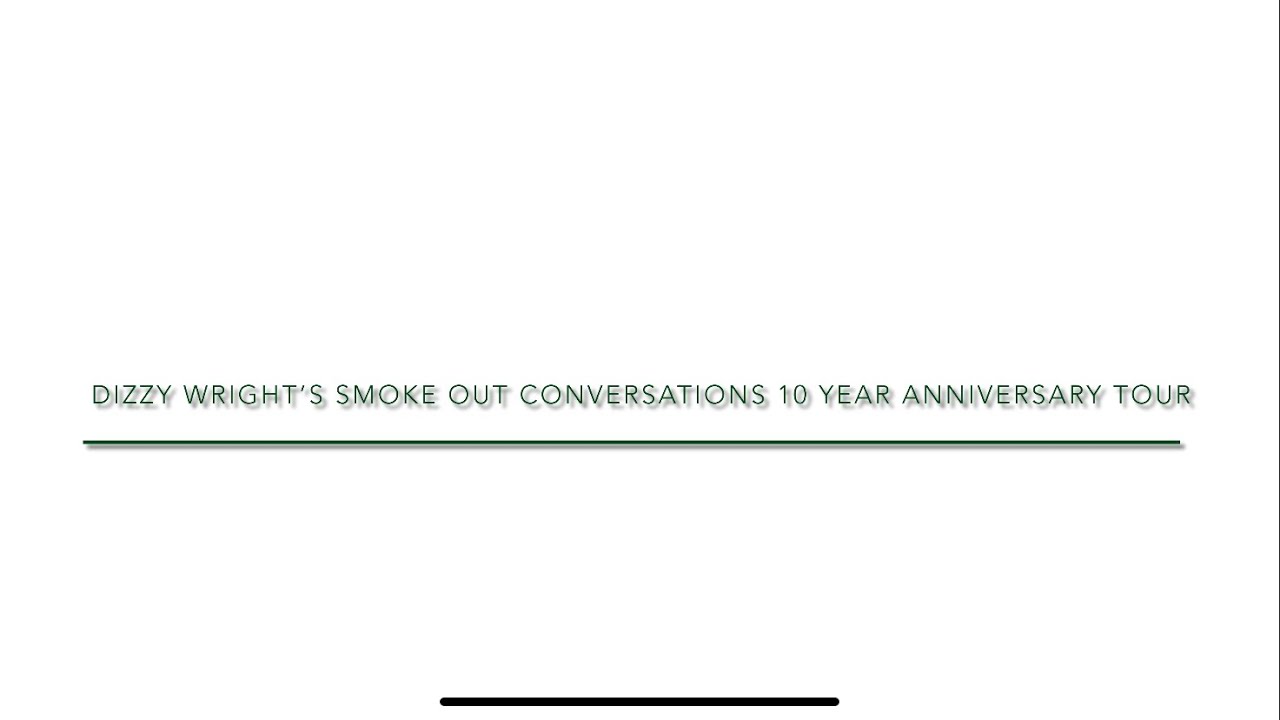 Dizzy Wright’s 10 Year Anniversary Smoke Out Conversations Tour 4/20/22 In Grand Rapids ...