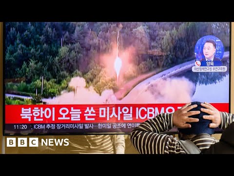North Korea fires suspected intercontinental ballistic missile - BBC News - YouTube