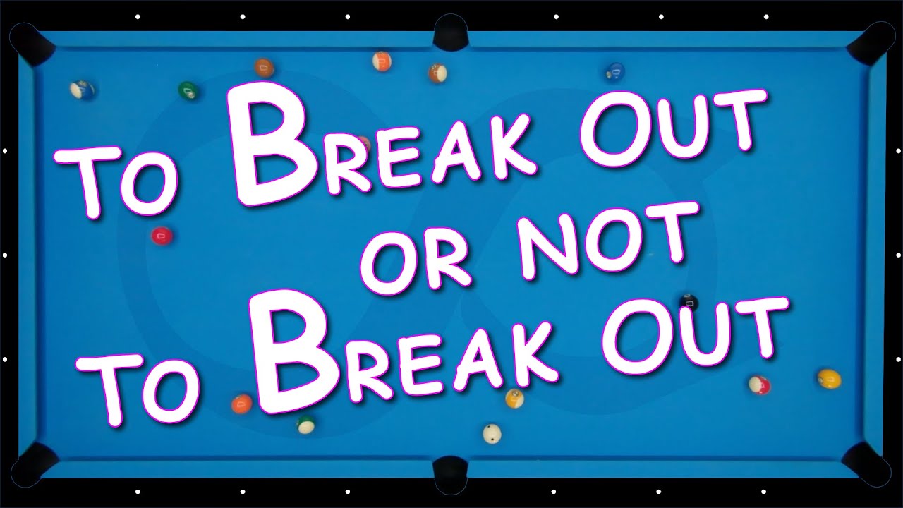 8-Ball Strategy Lesson 🎱 Bank Shot or Break out 🎱#8ball #billiards # ...