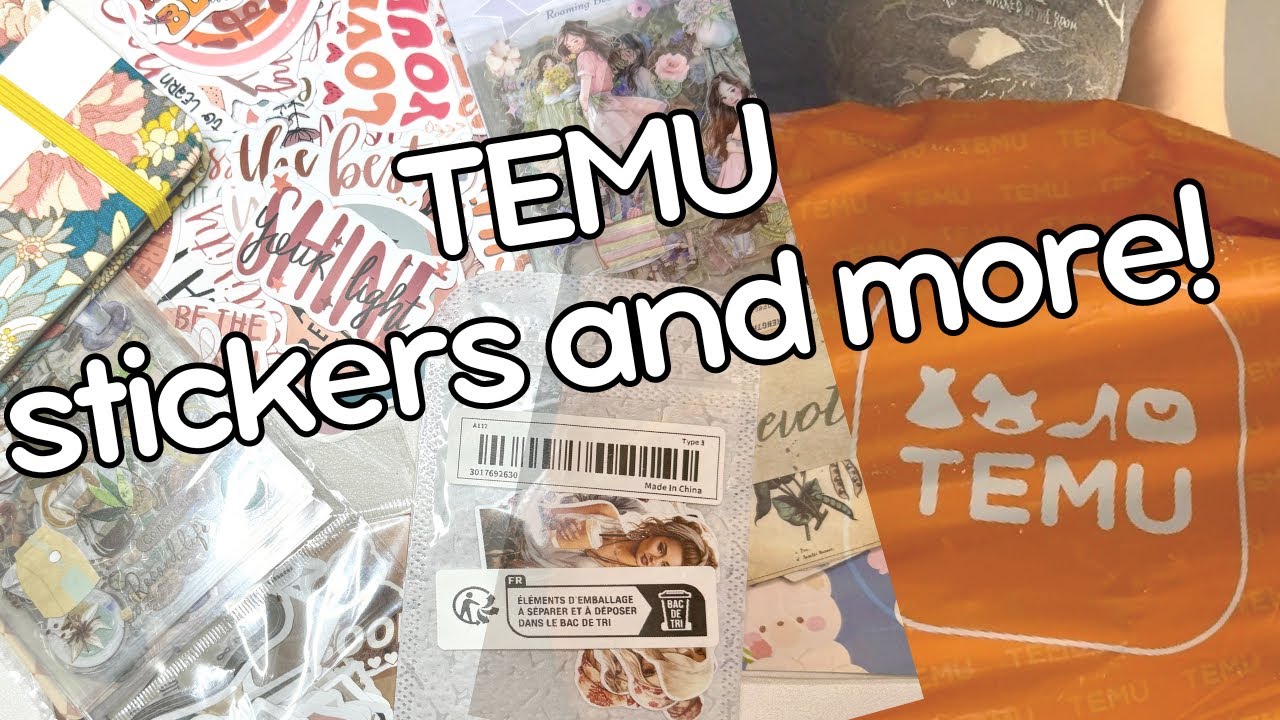 Temu Finds | Stickers and More - YouTube