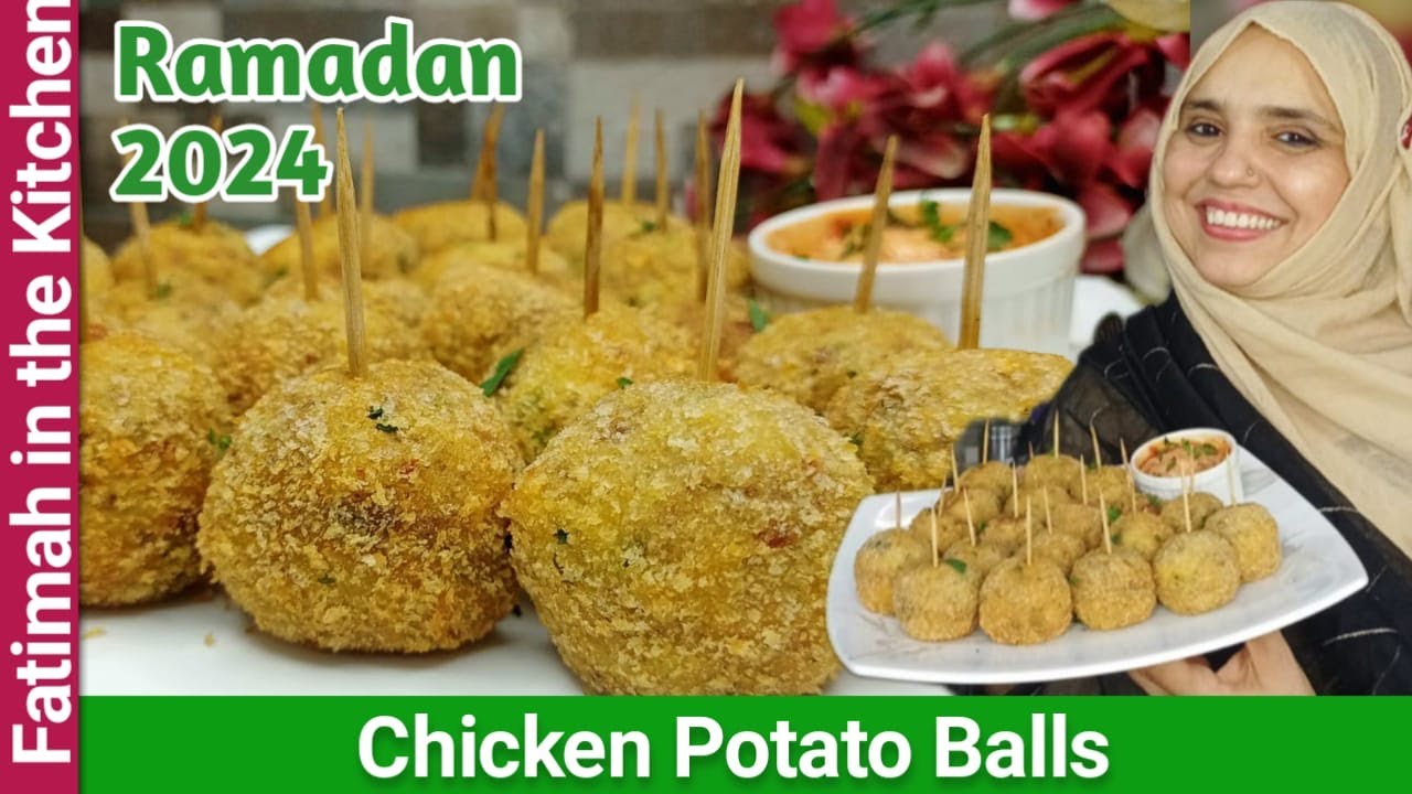 Chicken Potato Balls Recipe | Crispy Chicken Balls | Ramadan Special ...