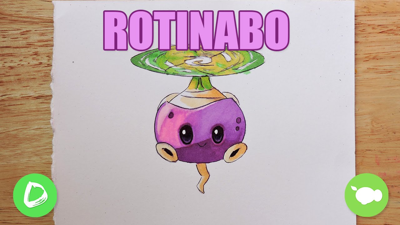 COMO DIBUJAR A ROTINABO Plantas vs Zombies 2 - How To Draw Rotobaga ...