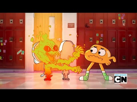 The Amazing World of Gumball - Gumball Became a Fiery Monster!!! - YouTube