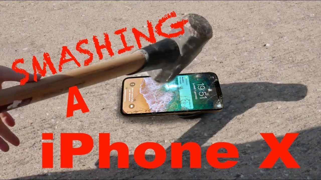 SMASHING AN IPHONE X (episode 52) - YouTube