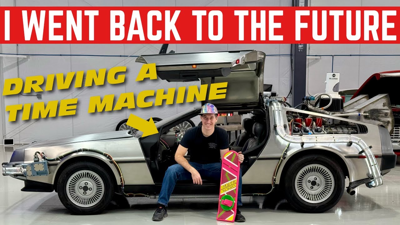 I Took A Trip To The PAST To Drive My FUTURE Car *A REAL TIMEMACHINE ...