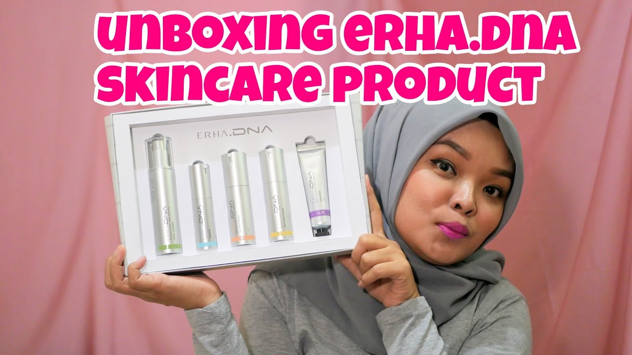 UNBOXING & MINI REVIEW ERHA.DNA SKINCARE PRODUCTS - YouTube