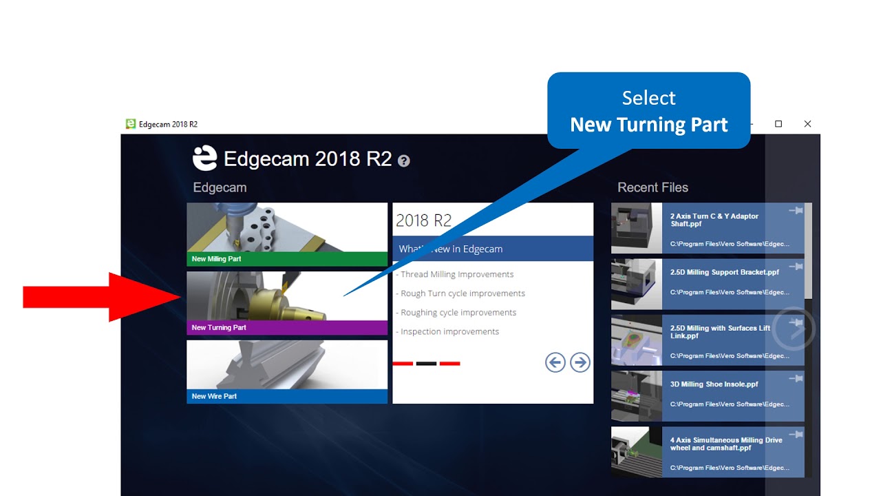 00 START EDGECAM - YouTube