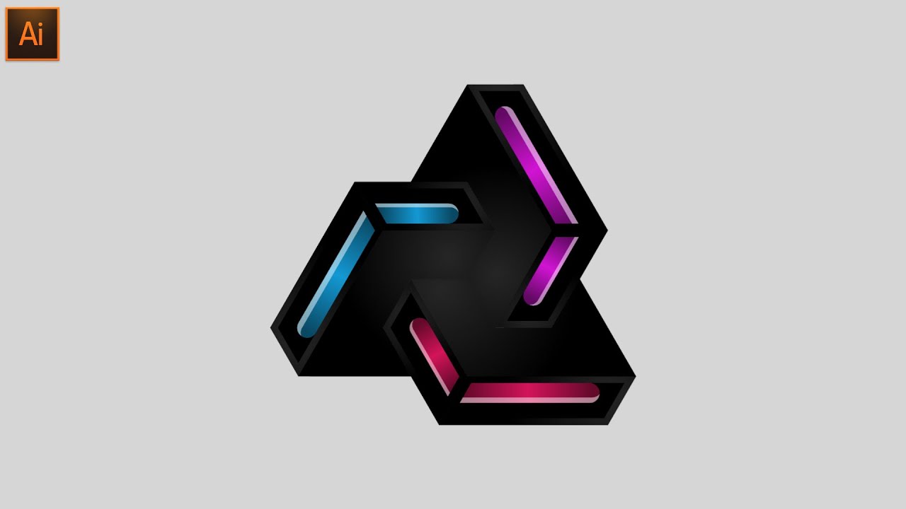 Advanced Logo Design Techniques In Illustrator || Illustrator Tutorial ...