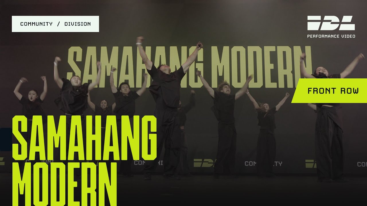 Samahang Modern Front Row | IDL Launch 2025 Community Division - YouTube
