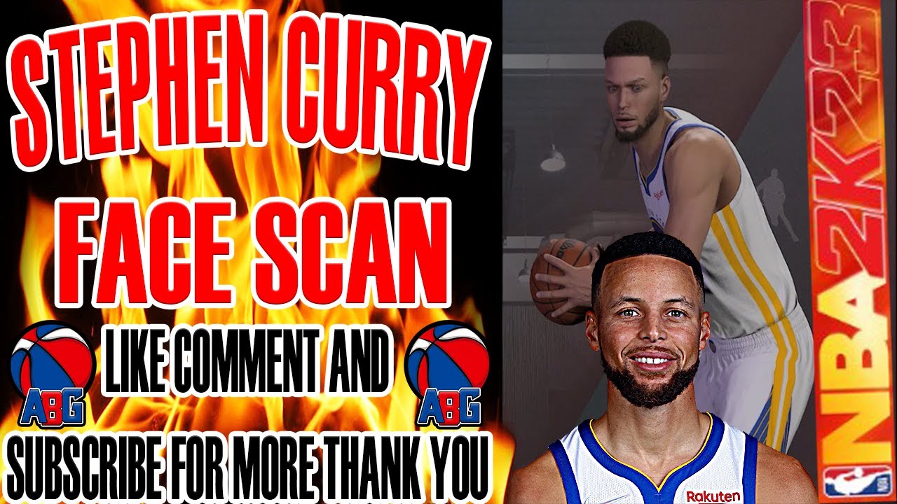STEPHEN CURRY FACE SCAN IN NBA2K23 THE BEST FACE SCAN OF STEPHEN CURRY ...