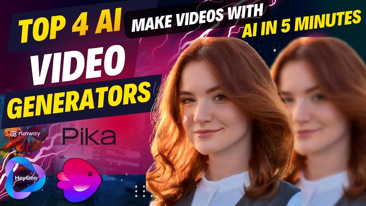 The best top 4 AI video generators in 2024 | Make Videos with AI in 5 ...
