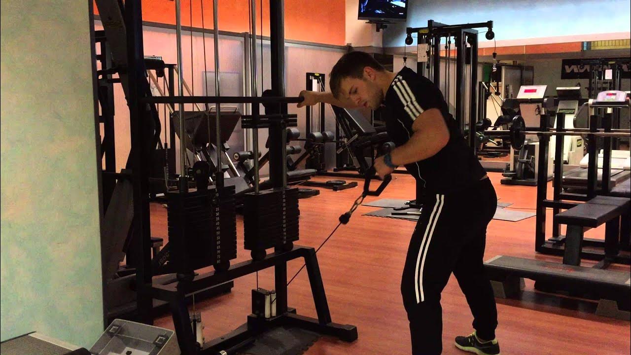 Rematore singolo cavo basso - YouTube