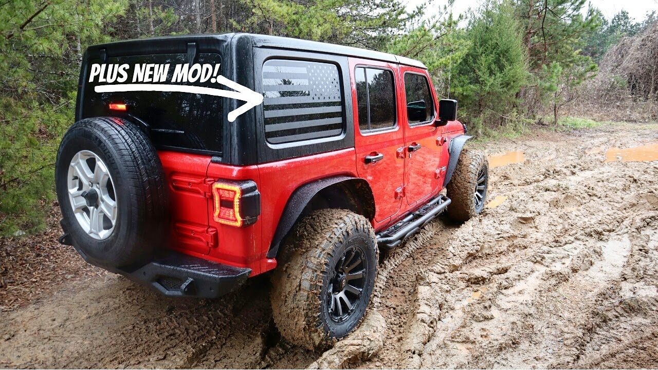 Taking My Modded Jeep Wrangler Offroad - HUGE FAIL! - YouTube