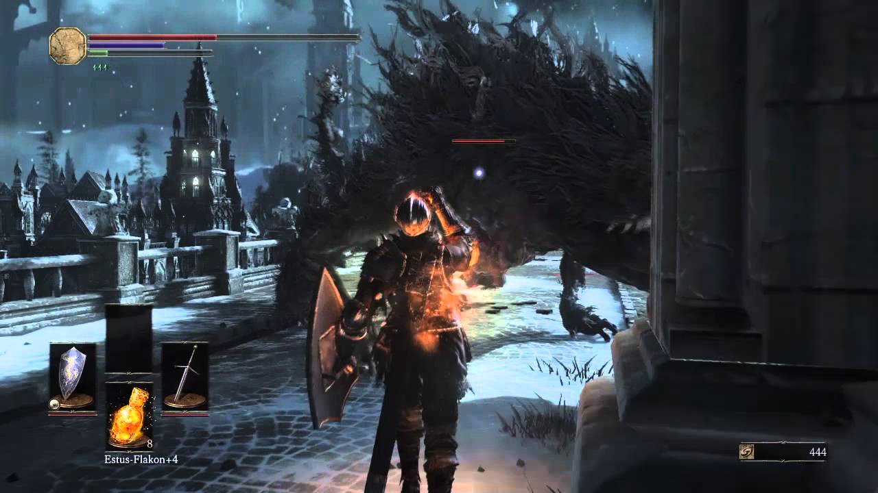 Sulyvahn's Beast ("Bridge Dog") - Solo Melee - Dark Souls 3 - YouTube