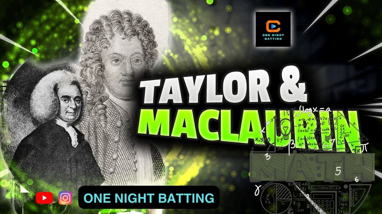 Taylor series|Maclaurin series |series expansion|one night batting|M1 ...